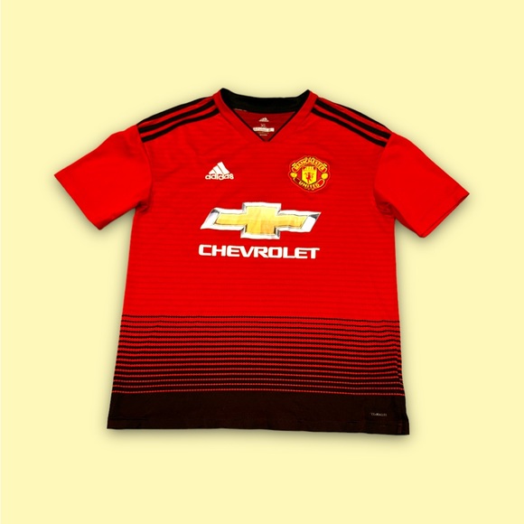 adidas | Shirts | Manchester United Chevrolet Adidas Soccer Jersey ...